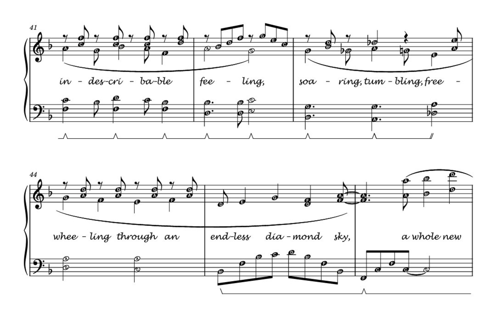 A Whole New World | Piano Sheet Grade 1 + Grade 5 Self Learning Series ...