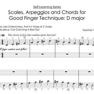 Scales, Arpeggios & Chords ( C G D Majors ) With Free Pieces | Piano ...