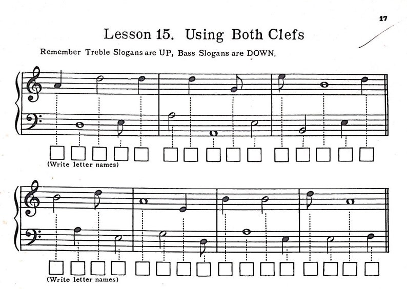 Music Note Names Worksheets | 30 Sheets for Theory Lessons PDF VERY ...