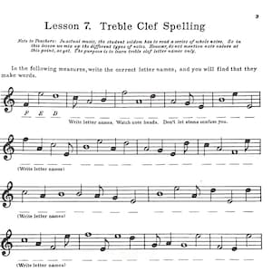 Music Note Names Worksheets | 30 Sheets for Theory Lessons PDF VERY ...