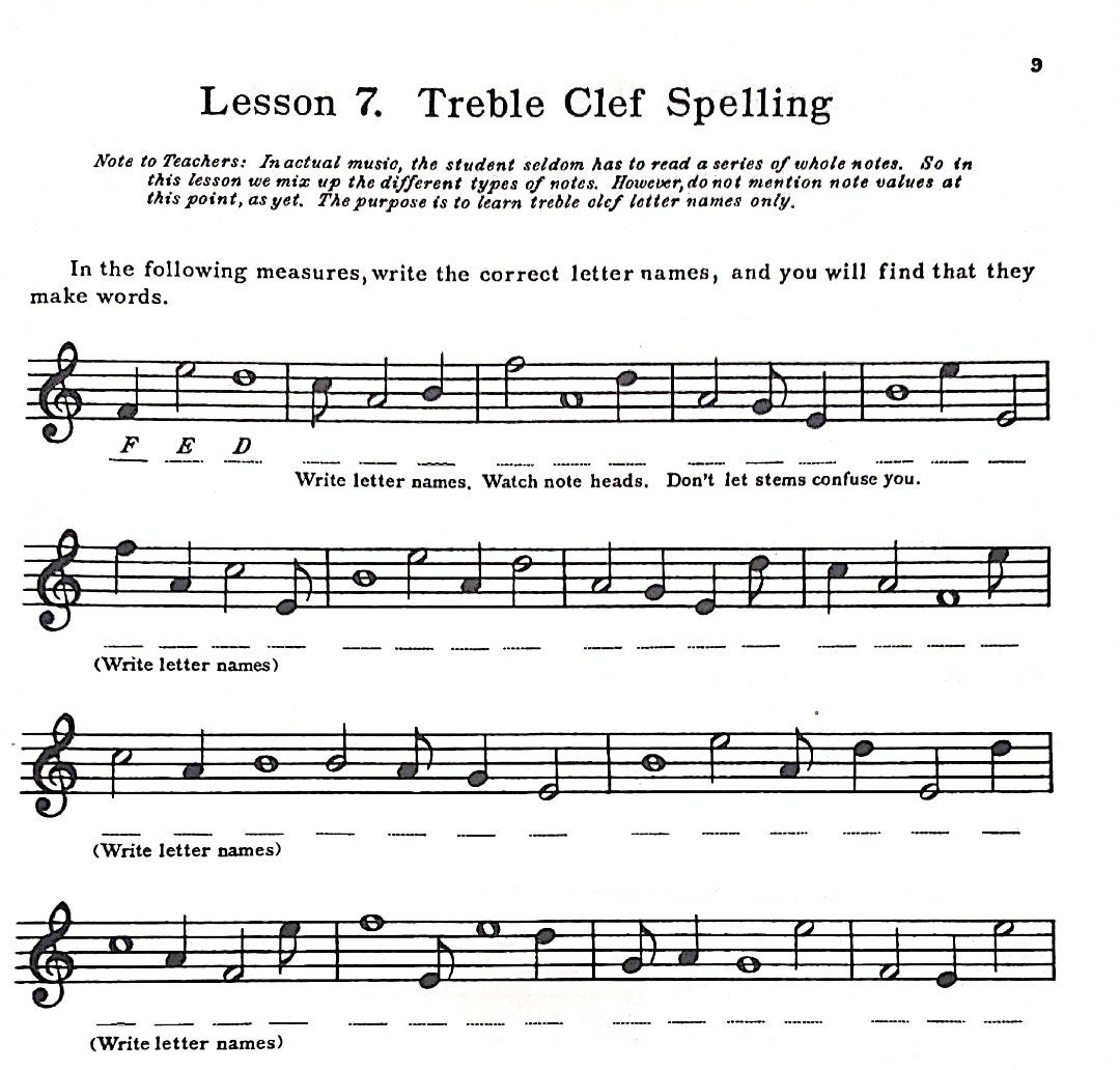 Music Note Names Worksheets | 30 Sheets for Theory Lessons PDF VERY ...