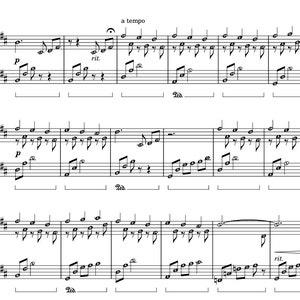 Le Onde Ludovico Einaudi Piabo Sheet Music Score With Note Names PDF ...