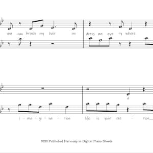 Barbie Girl | Easy Piano Sheet for Beginners Kids Self Learning Series ...