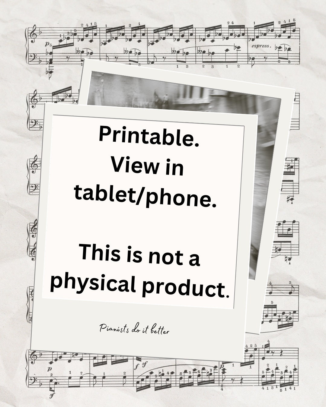 Ballade Pour Adeline | Piano Sheet Music Score With Note Names BUNDLE ...