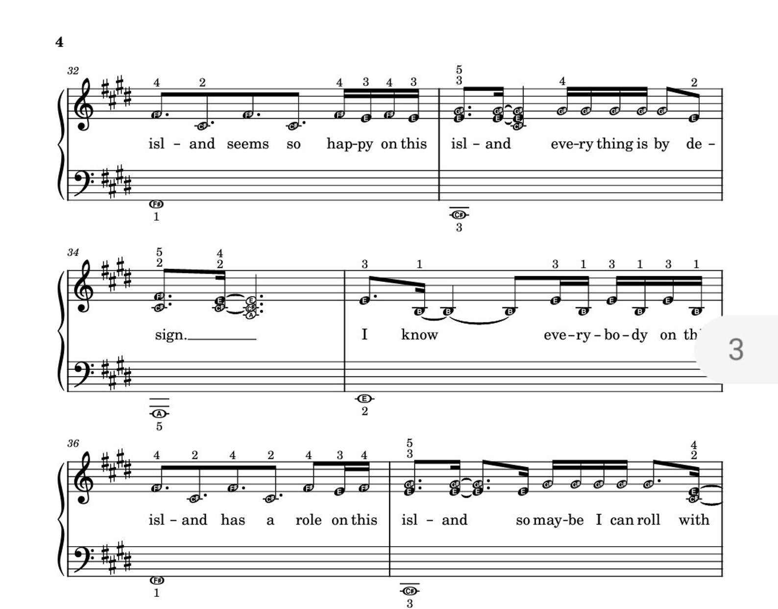 How Far I'll Go - Bundle - Easy Piano Sheet Music Score for Beginners ...