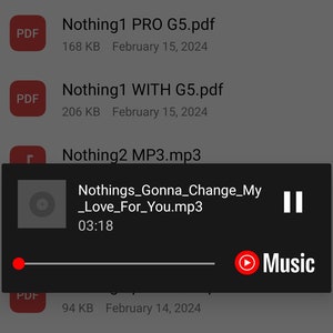 Nothing's Gonna Change My Love for You Piano Sheet Music: Intermediate ...