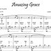 Amazing Grace | Grade 1 Piano G Major Key Lyrics Hymn Church Easy - Etsy
