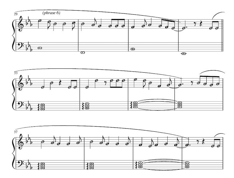 Peace Sign | Piano Sheet Music (anime OST) Easy Intermediate With Note ...