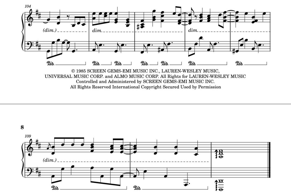 Nothing's Gonna Change My Love for You Piano Sheet Music: Intermediate ...