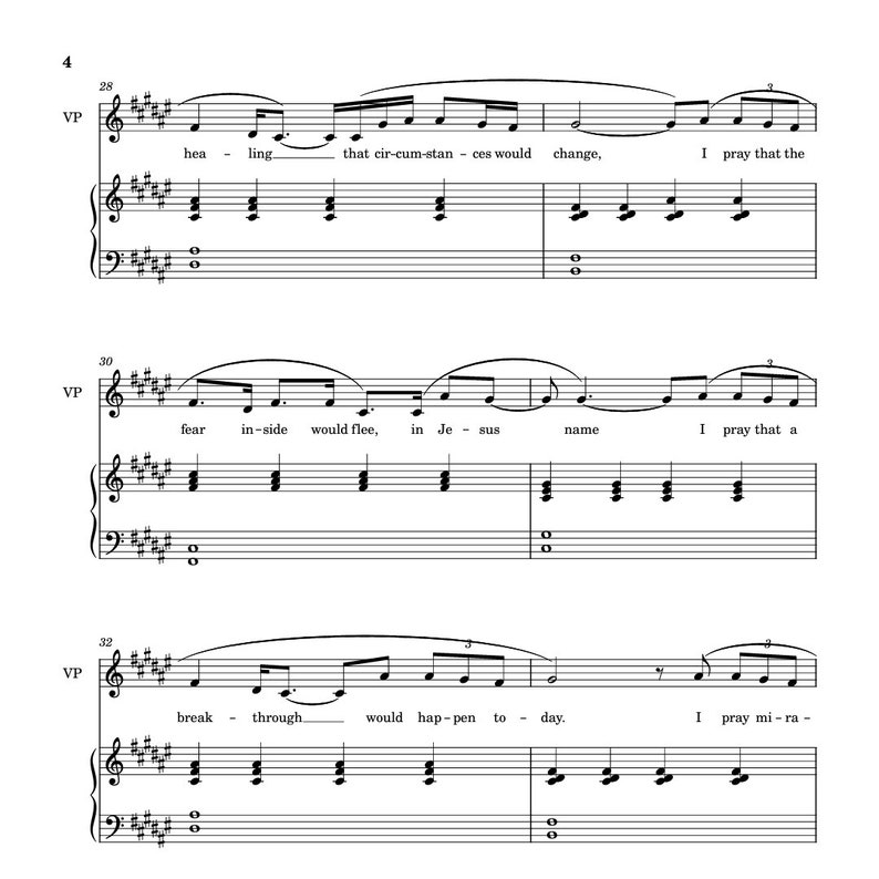 In Jesus Name Piano Sheet Music Score Version Katy Nichole Piano Self ...