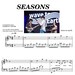 Seasons by Wavetoearth | Piano Sheet Music Score With Note Names G3 - Etsy