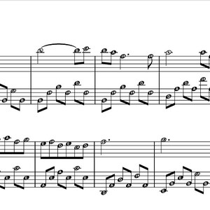 AGA NAGA | Piano Music Sheet Easy With Note Names Mp3 - Etsy