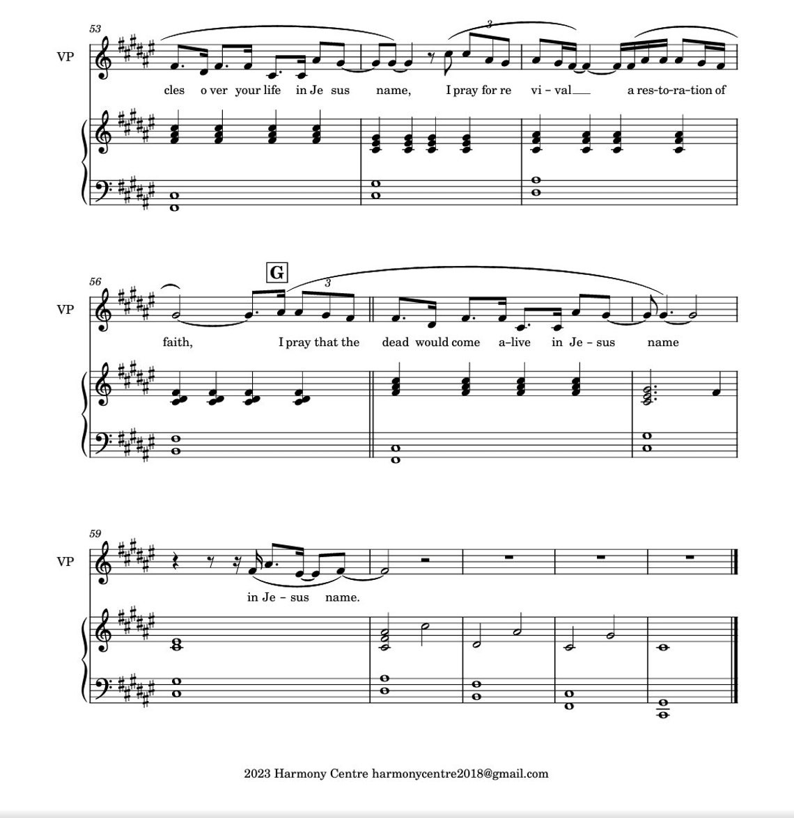 In Jesus Name Piano Sheet Music Score Version Katy Nichole Piano Self ...