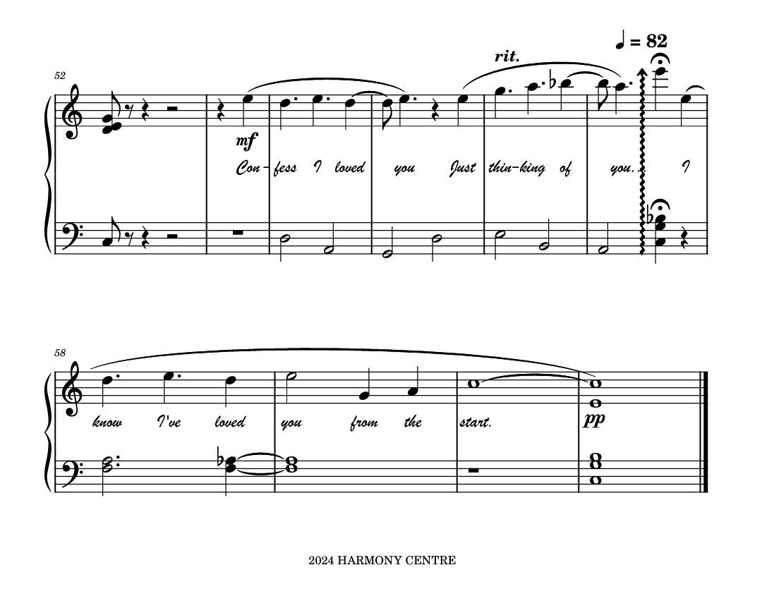 From the Start - for Students | Easy Piano Sheet Music Score With Note ...