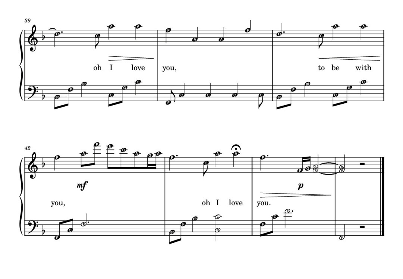 A Little Love - Fiona Fung | Piano Sheet Music Score Grade 1 Easy Piano ...