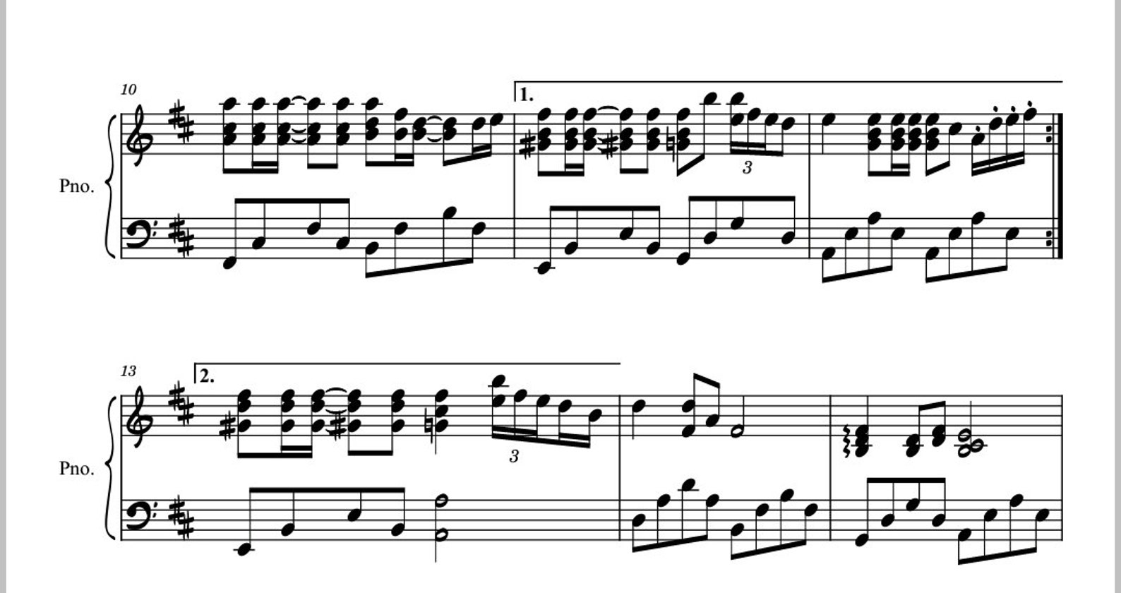 Summer - Joe Hisaishi (grade 6) Advanced Piano Sheet Music Score With ...