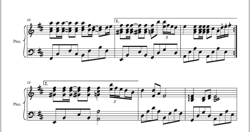 Summer - Joe Hisaishi (grade 6) Advanced Piano Sheet Music Score With ...