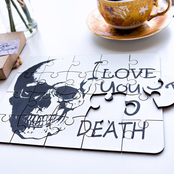 Sugar Skull Puzzle - Etsy