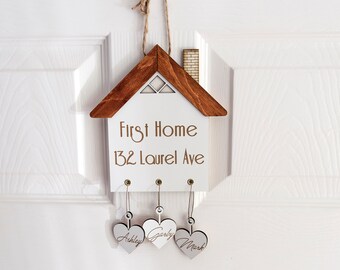 Wooden First Home Gift New Home Gift Housewarming Gift - Etsy