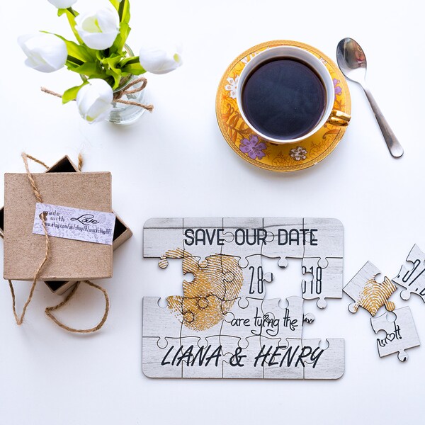 Puzzle Invitation - Etsy