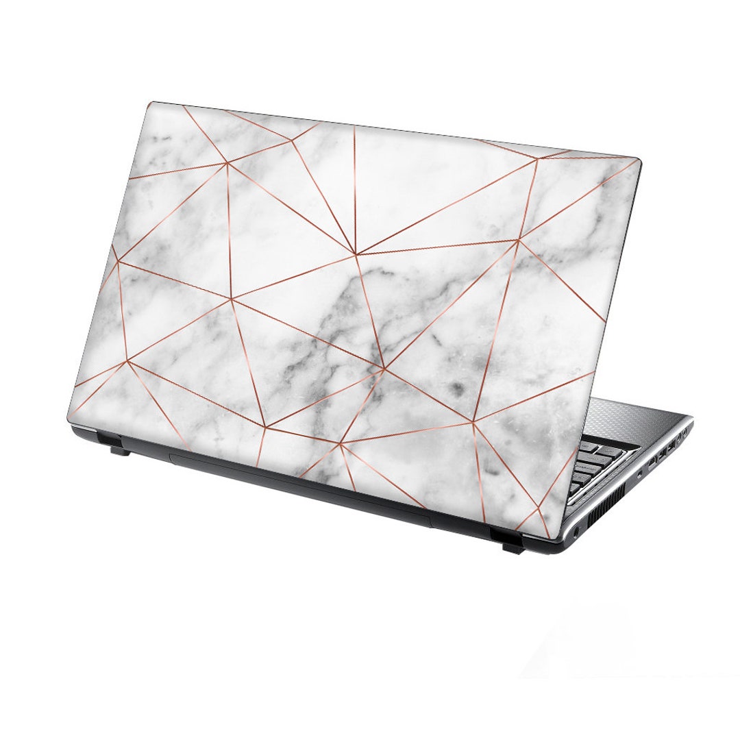 Taylorhe Laptop Skin Sticker Marble Metal Texture. - Etsy UK