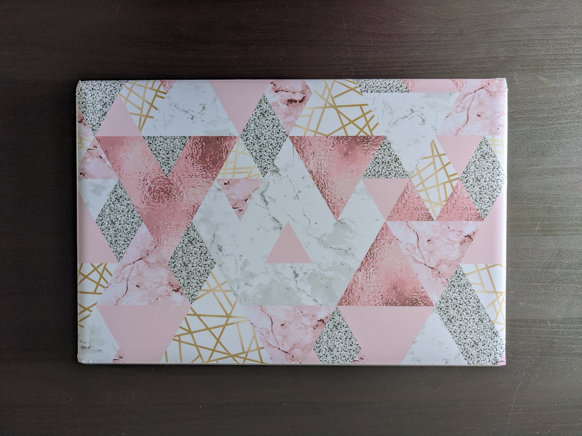 Taylorhe Laptop Skin Sticker Gold Glitters With Marble Texture - Etsy UK