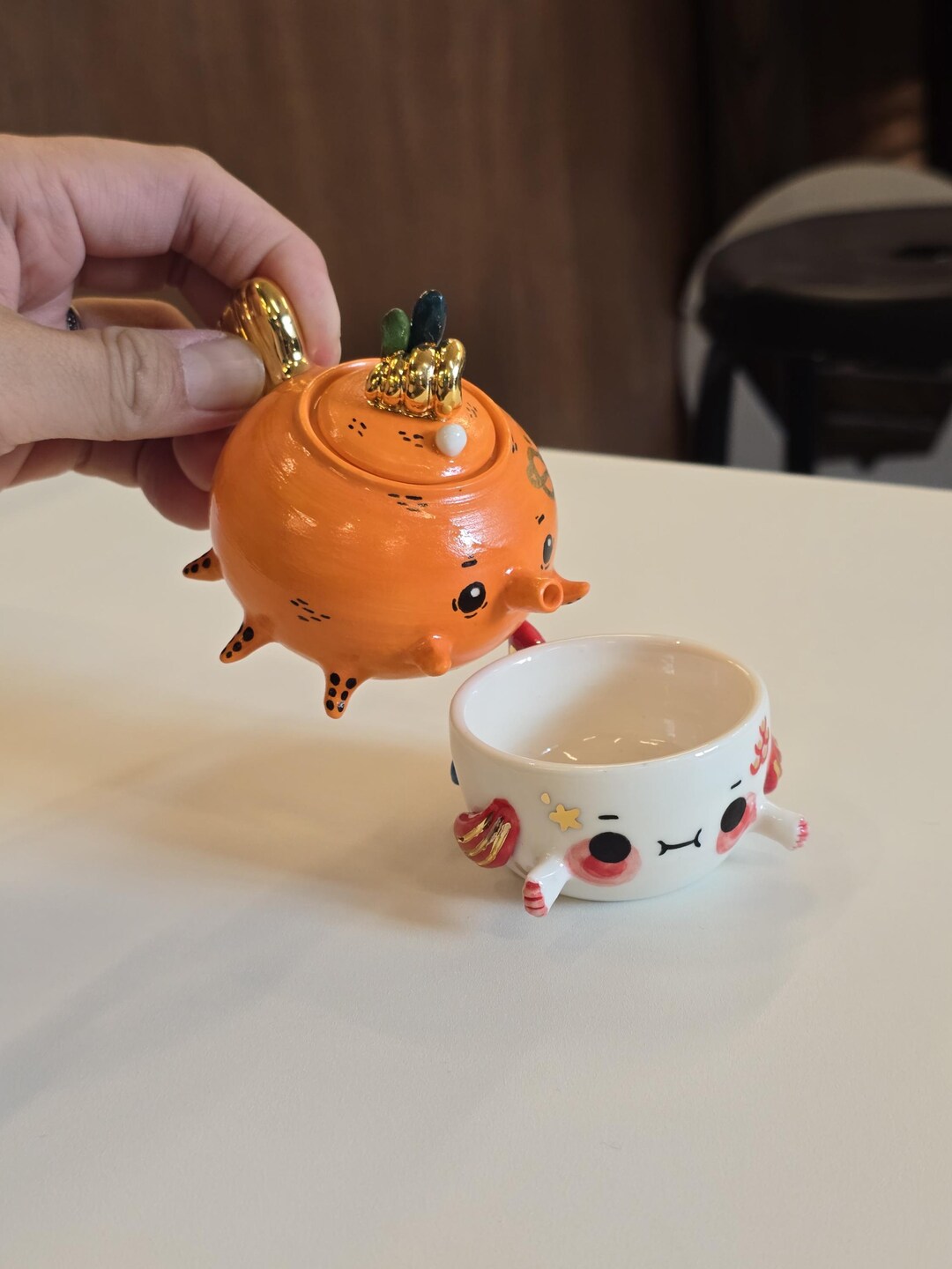 Very Tiny Crack the Octopus Tea Tea for One - Etsy