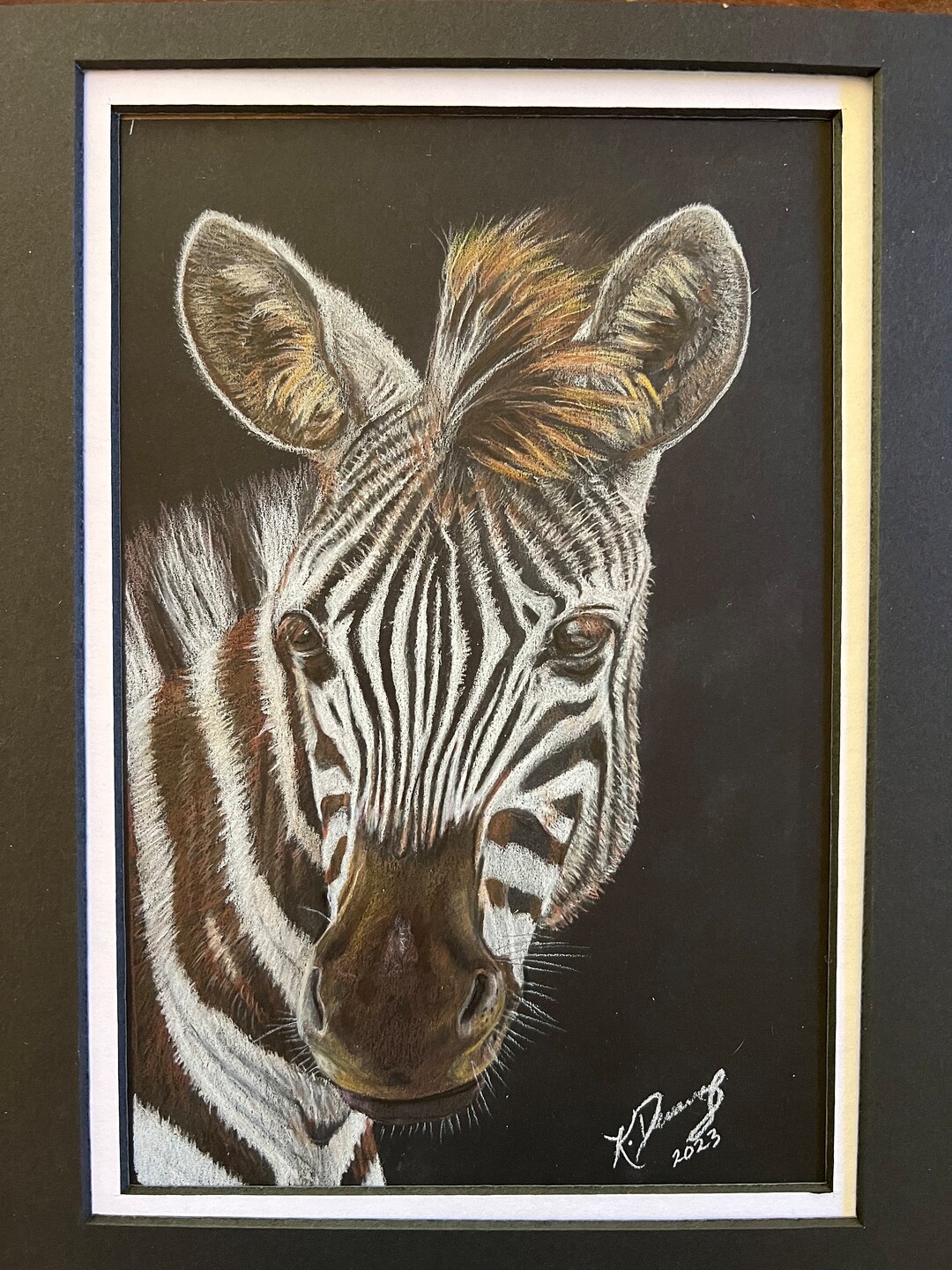 Zebra Original Artwork - Etsy
