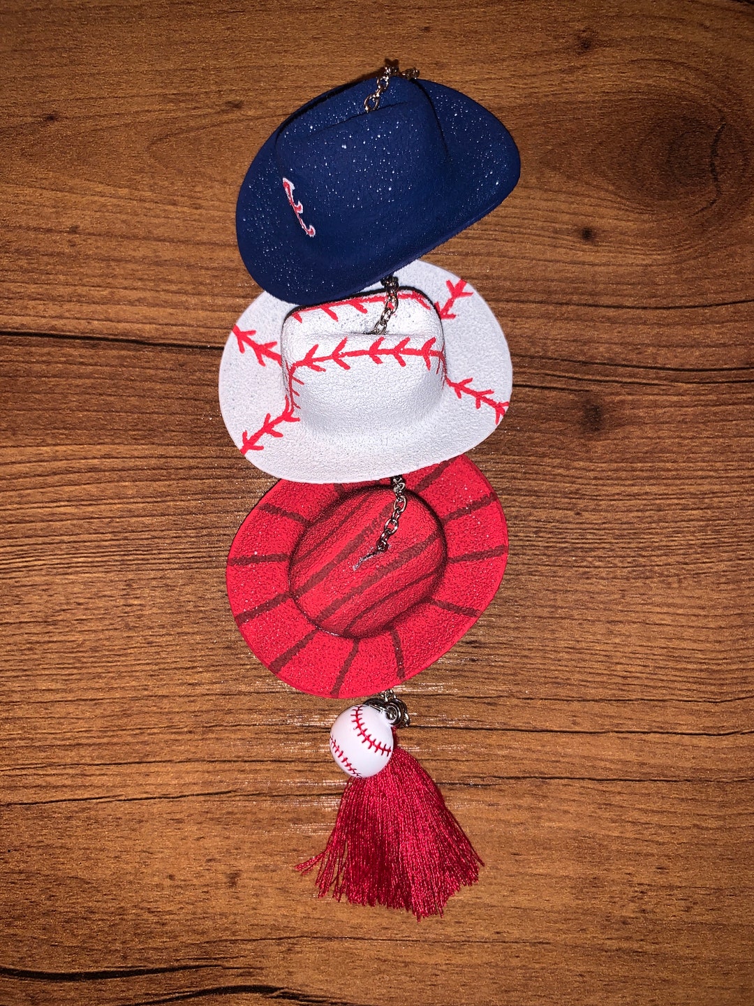 Austin Riley Braves 3-piece Cowboy Hat Car Charm - Etsy