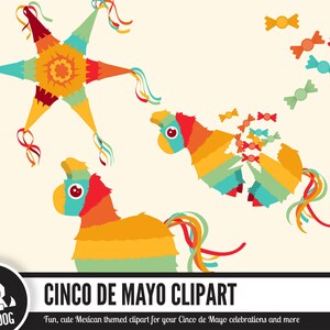 Cinco De Mayo Clipart | Mexico Scrapbooking | Taco Tuesday Digital ...