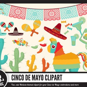 Cinco De Mayo Clipart | Mexico Scrapbooking | Taco Tuesday Digital ...