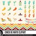 Cinco De Mayo Clipart | Mexico Scrapbooking | Taco Tuesday Digital ...