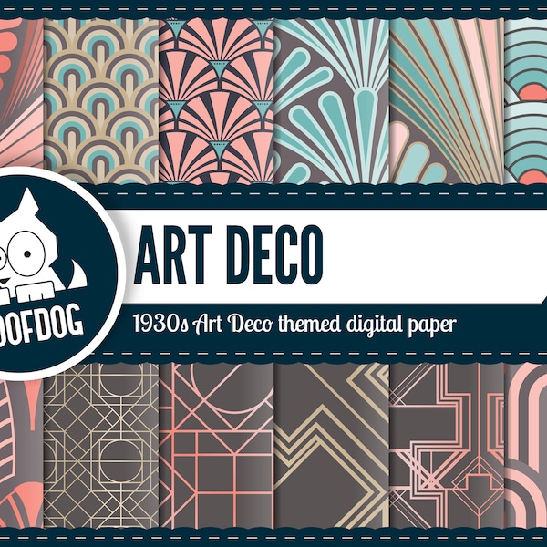 Art Deco Pattern - Etsy