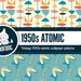 Atomic Digital Paper | 1950s Atomic Pattern | Mid Century Atomic ...