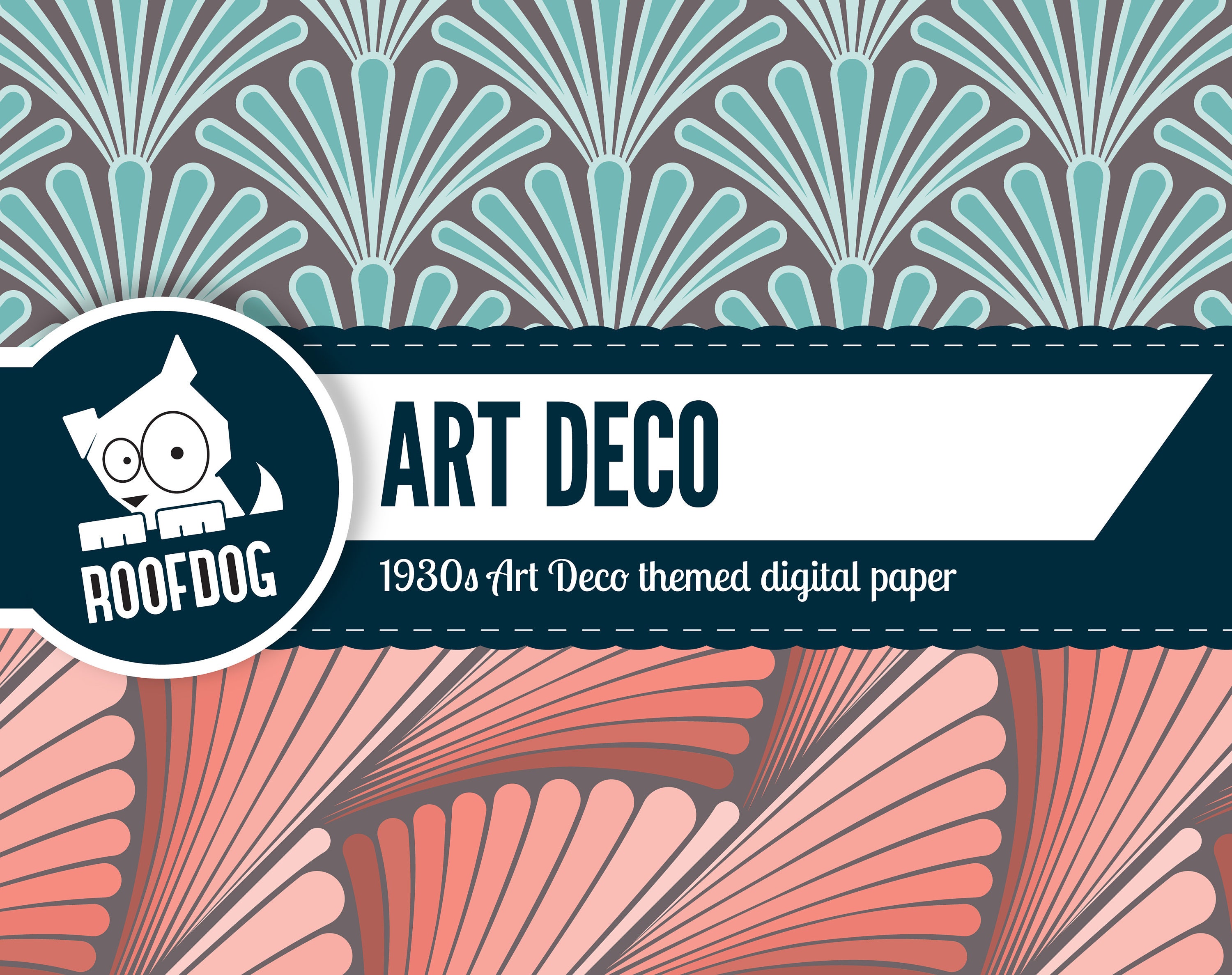Art Deco Digital Paper 1930s Art Deco Patterns 1920s | Etsy New Zealand