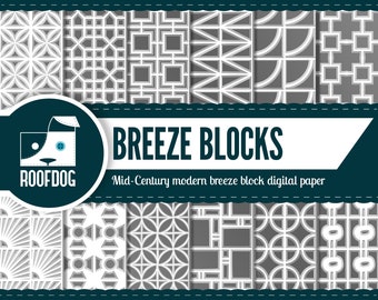Breeze Blocks Vol. 2 Mid-century Modern 70 Design Breeze Block Patterns ...