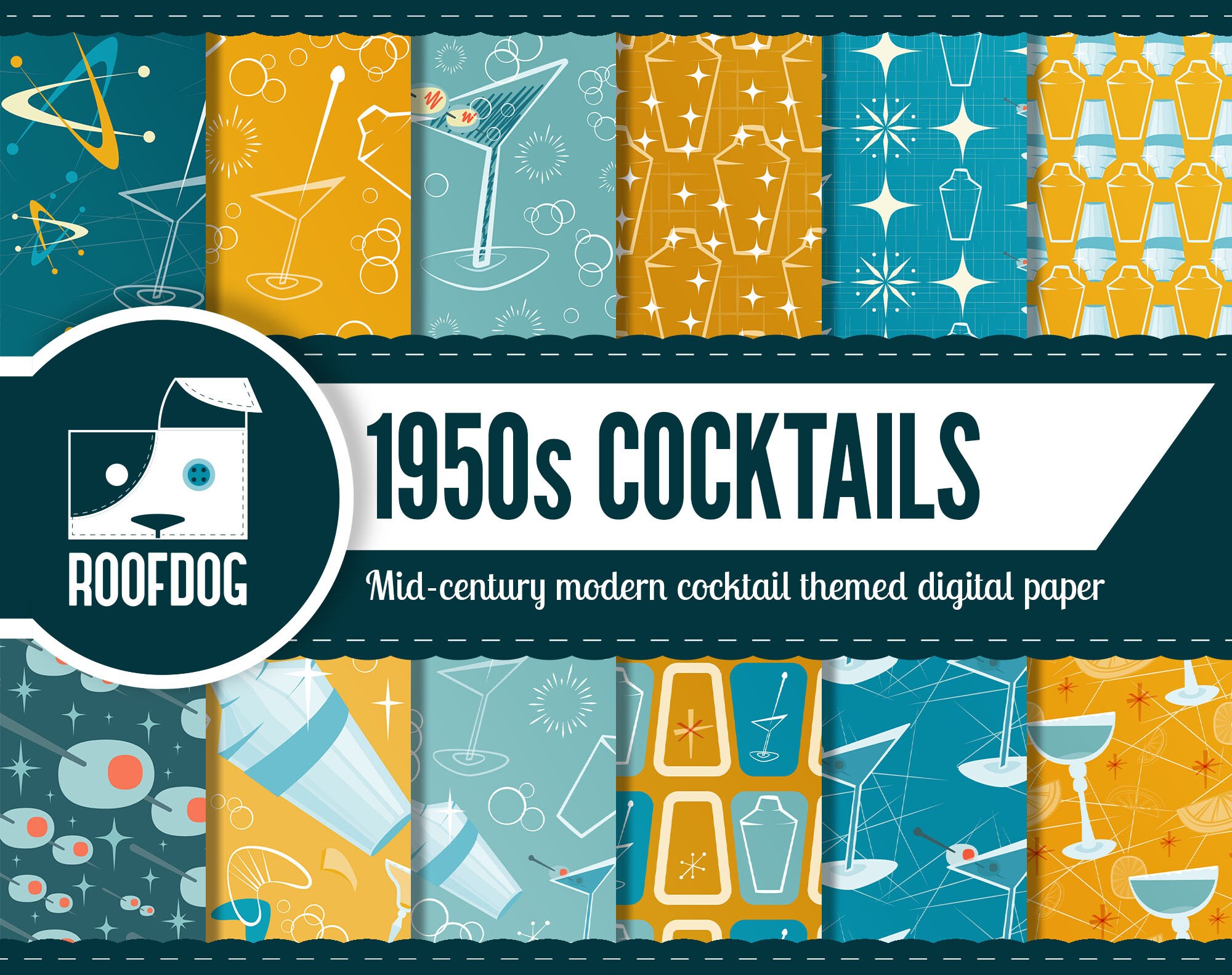 Mid Century Modern Atomic Patterns