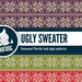 Ugly Sweater Christmas Digital Paper | Christmas Sweater Pattern ...