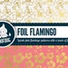 Flamingo Digital Paper Gold Foil Flamingo Digital Paper Pack Instant ...