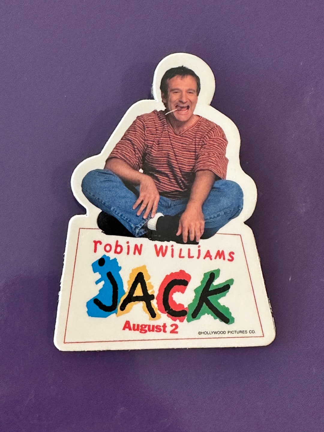 Vintage 1990s Jack Robin Williams Comedy Drama Cardboard Movie Promo ...