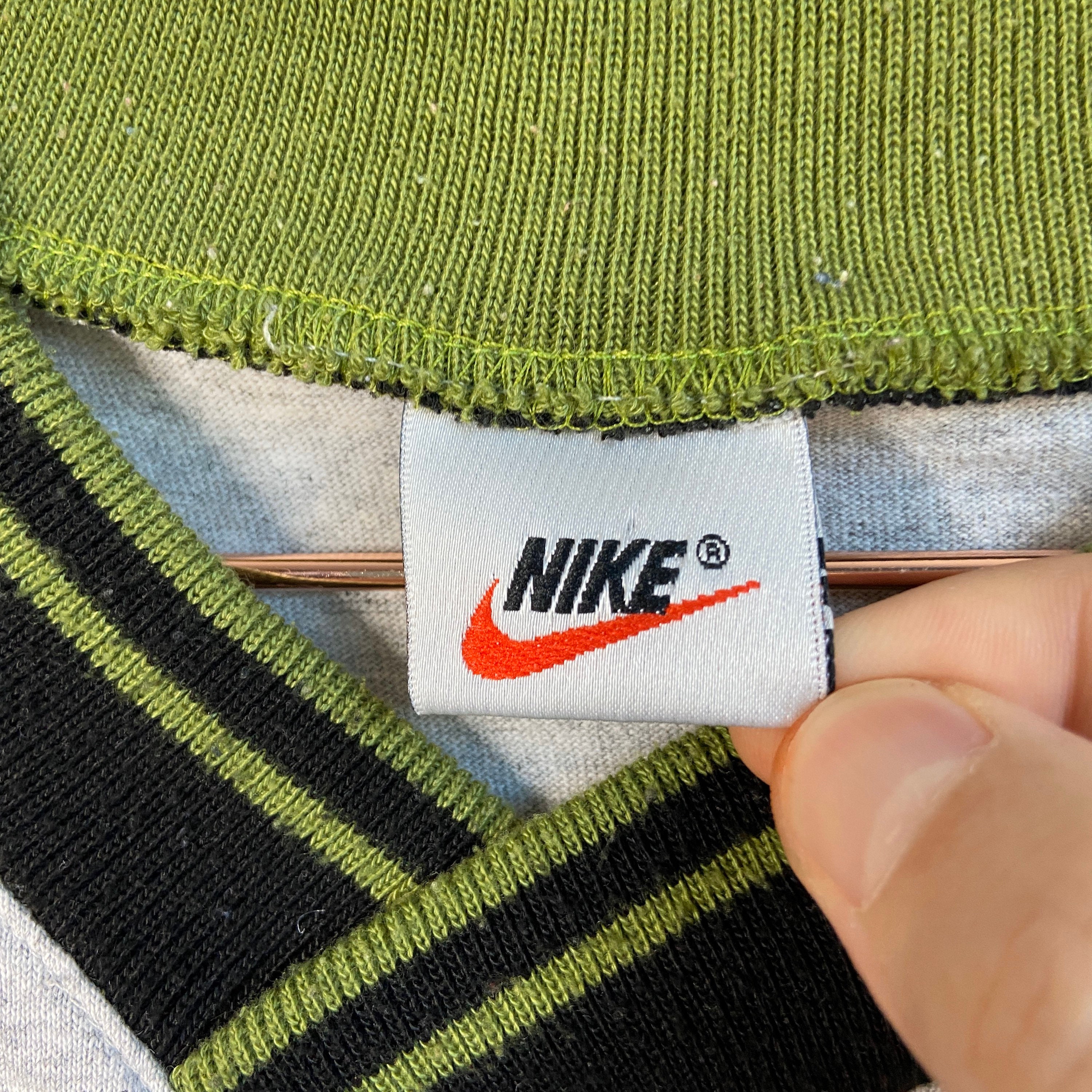 Vintage 1990’s Dallas Burn Nike MLS Football Soccer V-Neck T-Shirt