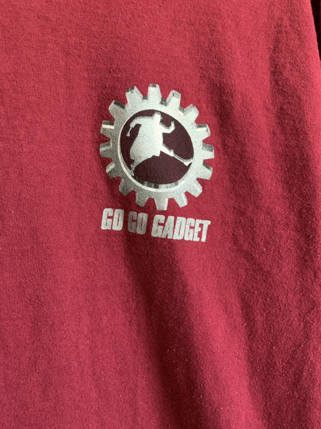 Vintage 1990's Inspector Gadget Red Movie Promo T-Shirt