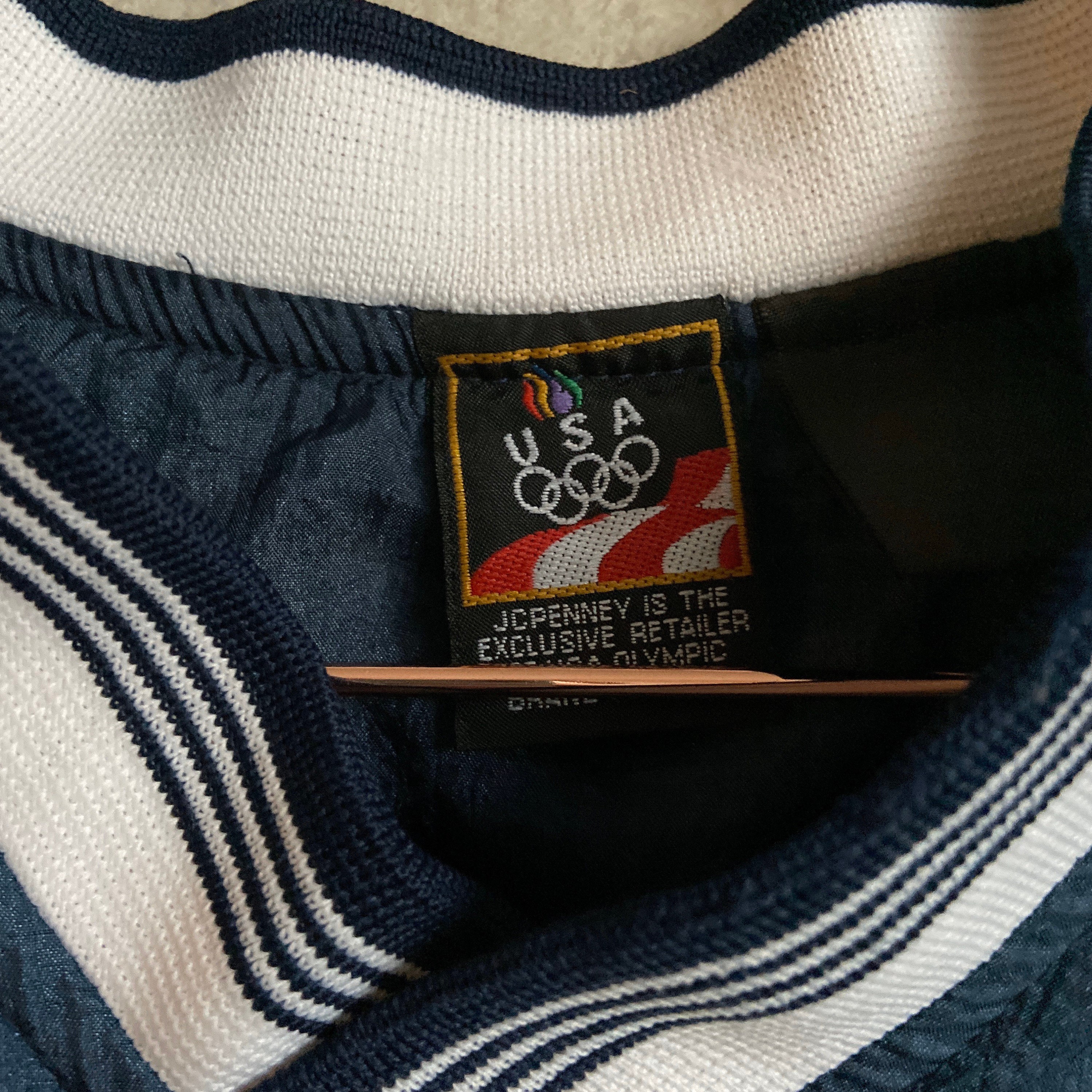 Vintage 1990’s Olympics Pullover Navy Blue Jacket