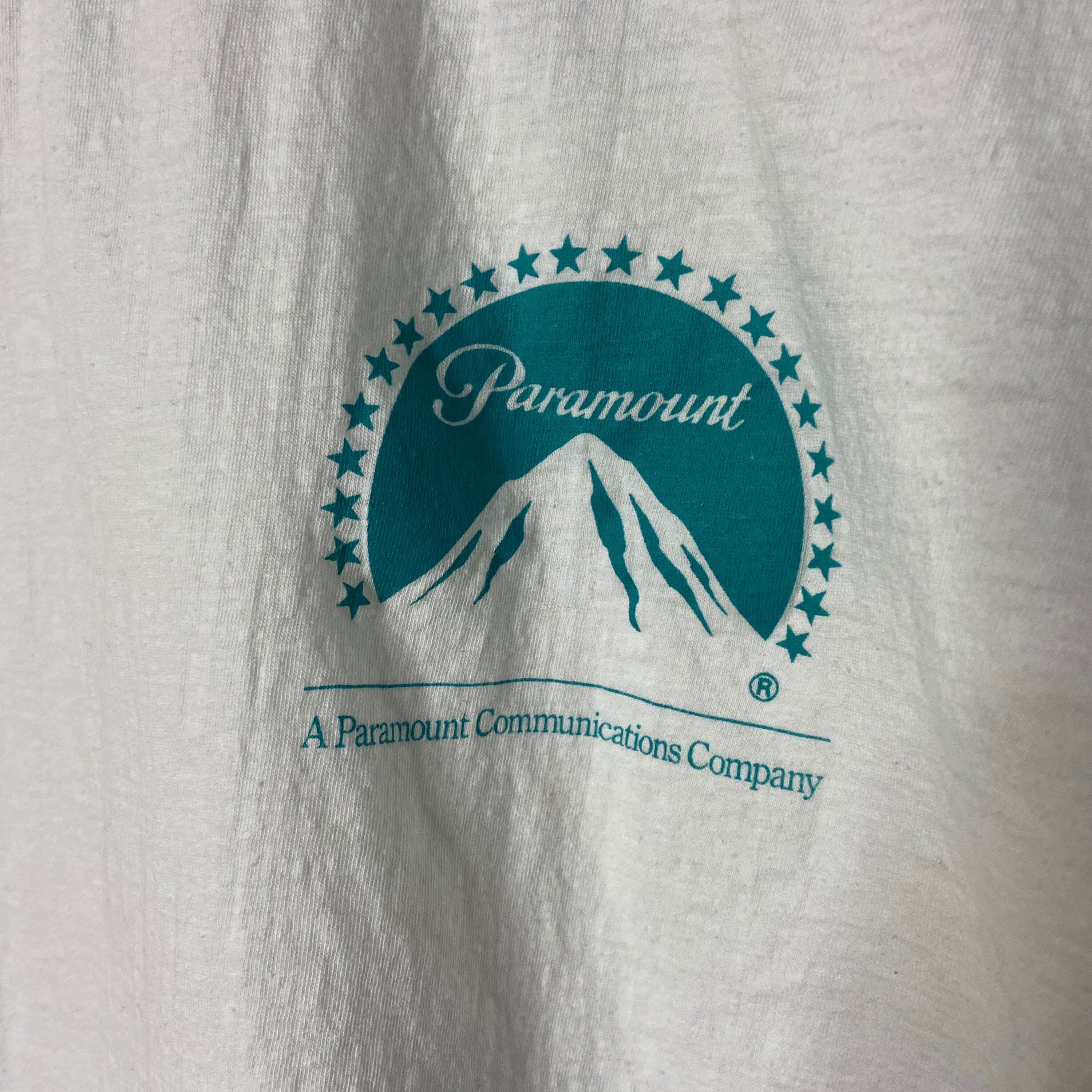 Vintage 1990’s Paramount Pictures White Movie Promo T-Shirt