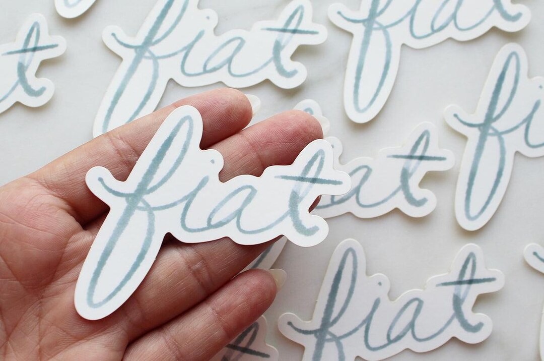 Fiat Sticker - Etsy