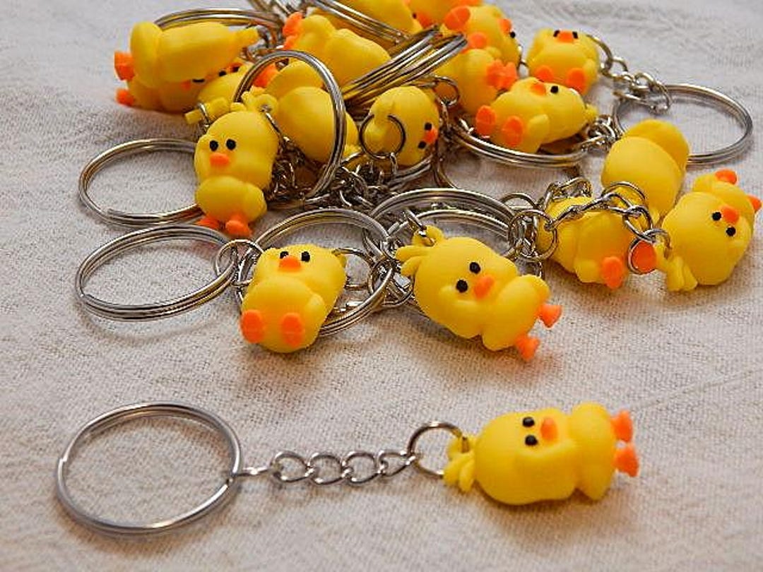 Duck Keyring Yellow - Etsy