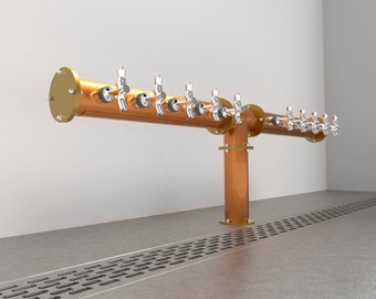 Arcadia Beer Tower Bridge Copper 4'' Custom Draft | Etsy