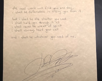 I Promise You Poem - Etsy