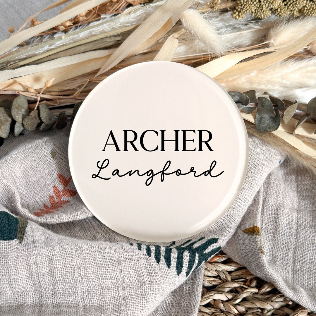 Newborn Baby Name Announcement Sign New Baby Reveal Sign New Baby Name ...