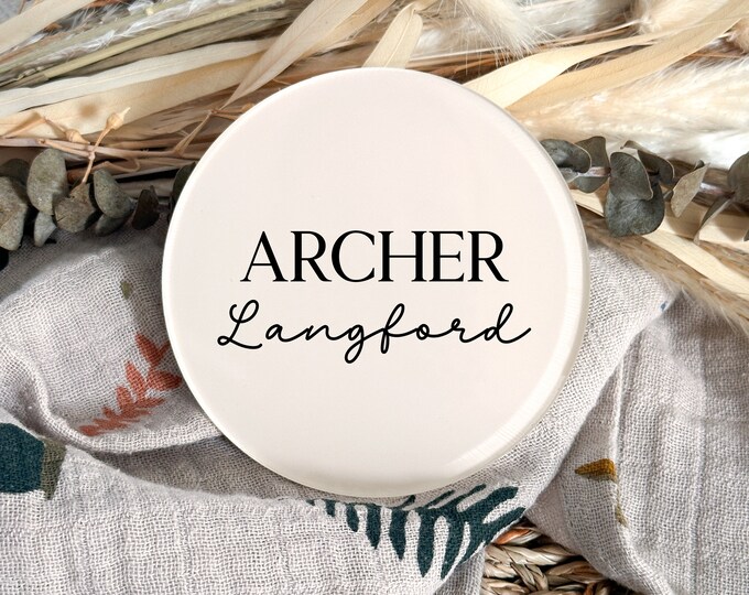 Newborn Baby Name Announcement Sign New Baby Reveal Sign New Baby Name ...